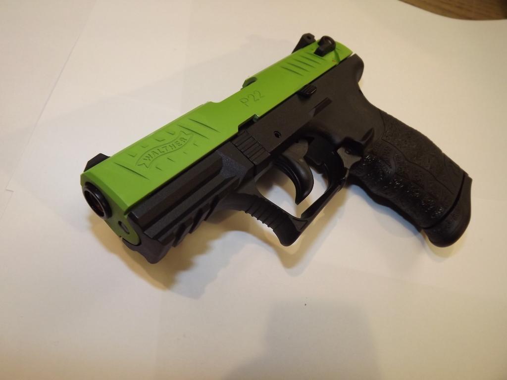Walther - P22Q Team Edition Green/Black - 9mmPAK | Waffenhandel ...