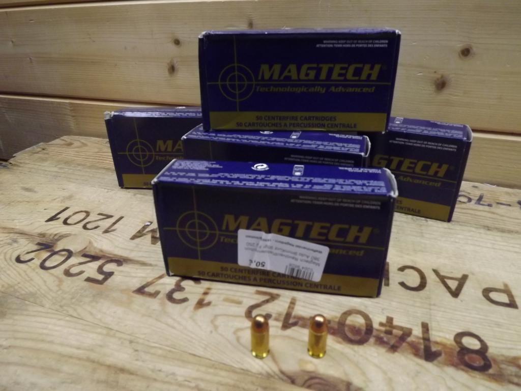 Magtech - .380 Auto 9mmKurz 95gr FMJ 250 - 250 Schuss Magtech ...
