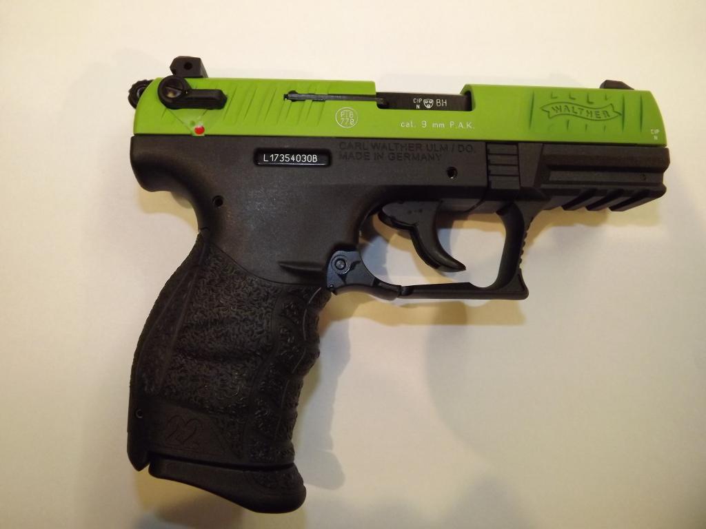 Walther - P22Q Team Edition Green/Black - 9mmPAK | Waffenhandel ...