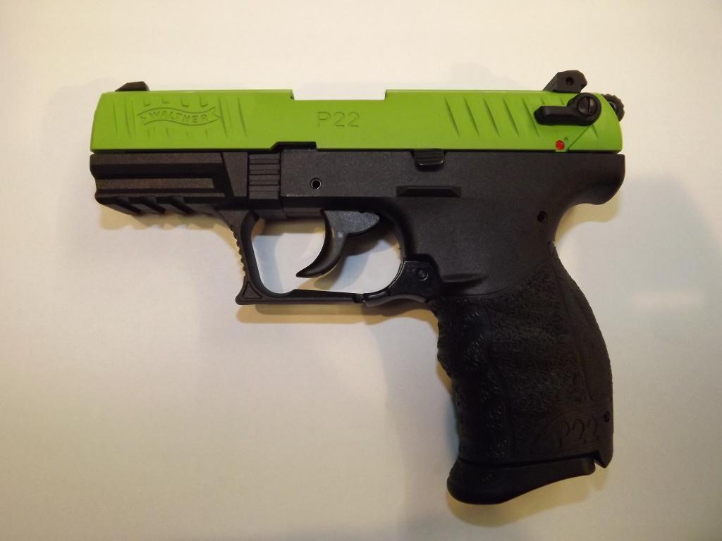 Walther - P22Q Team Edition Green/Black - 9mmPAK | Waffenhandel ...